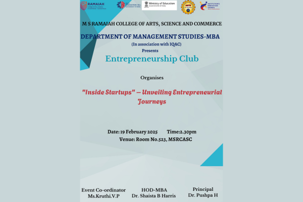 Discover your potential at MS Ramaiah College.World-class facilities ...